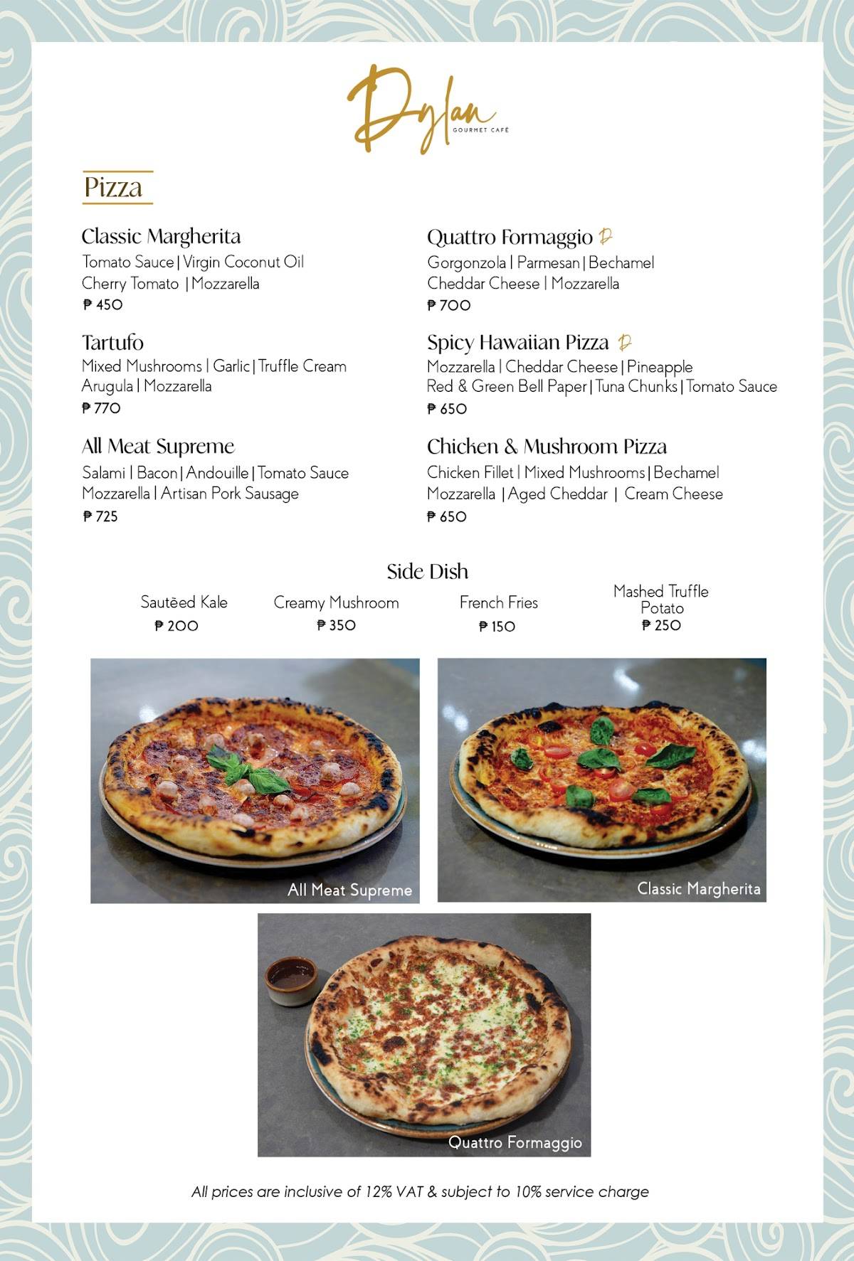 Menu at Dylan Cafe SM North The Block, Quezon City