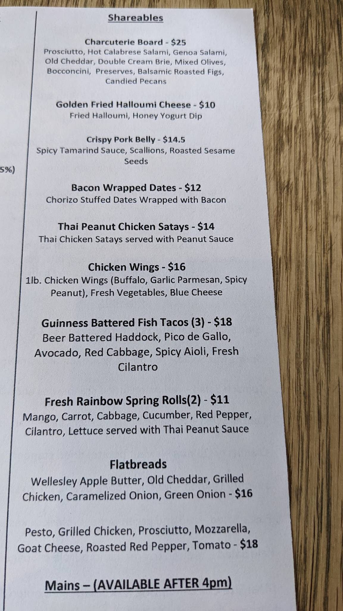 Menu at EVO Kitchen & Bar, Cambridge