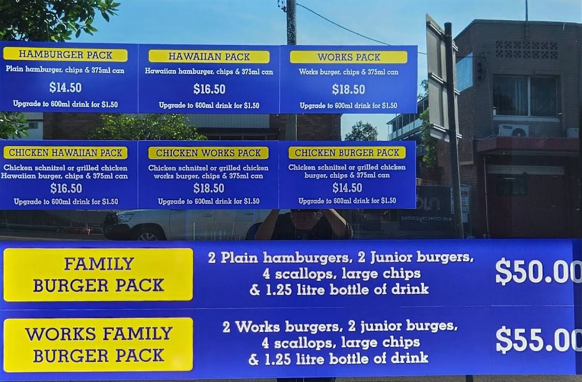 Menu at High Street Takeaway restaurant, East Maitland