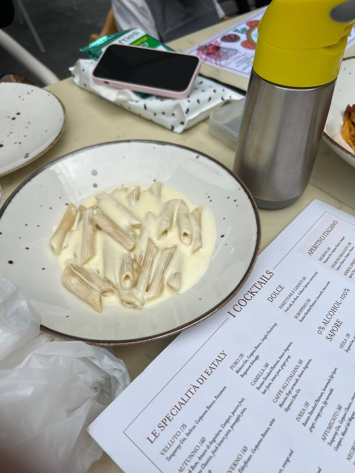 Carta del restaurante Eataly at The Beach Dubai, Dubai