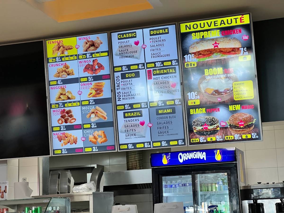 Menu au Eden Food restaurant, Schiltigheim