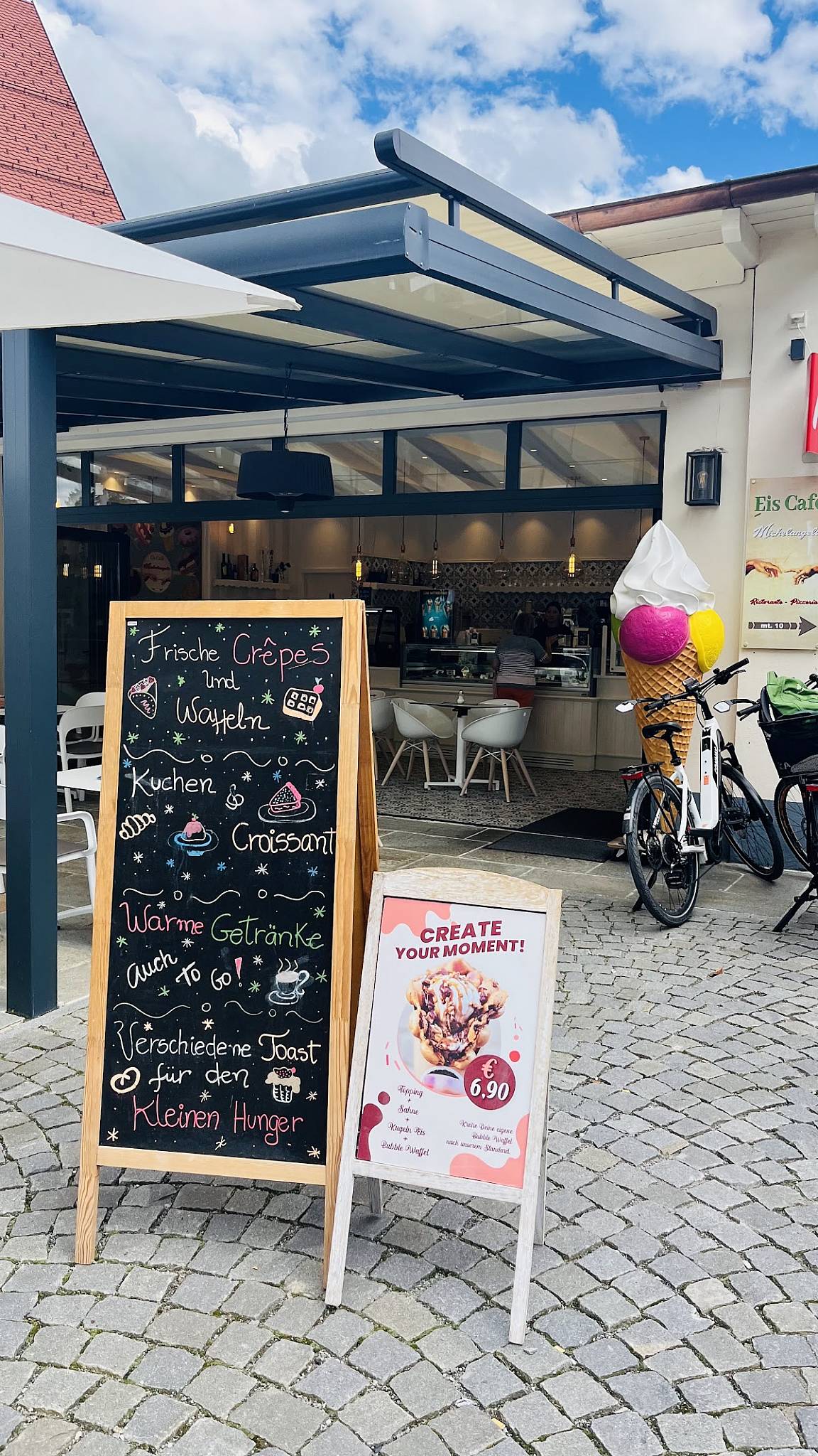 Speisekarte von Eis Café Michelangelo pizza, Füssen