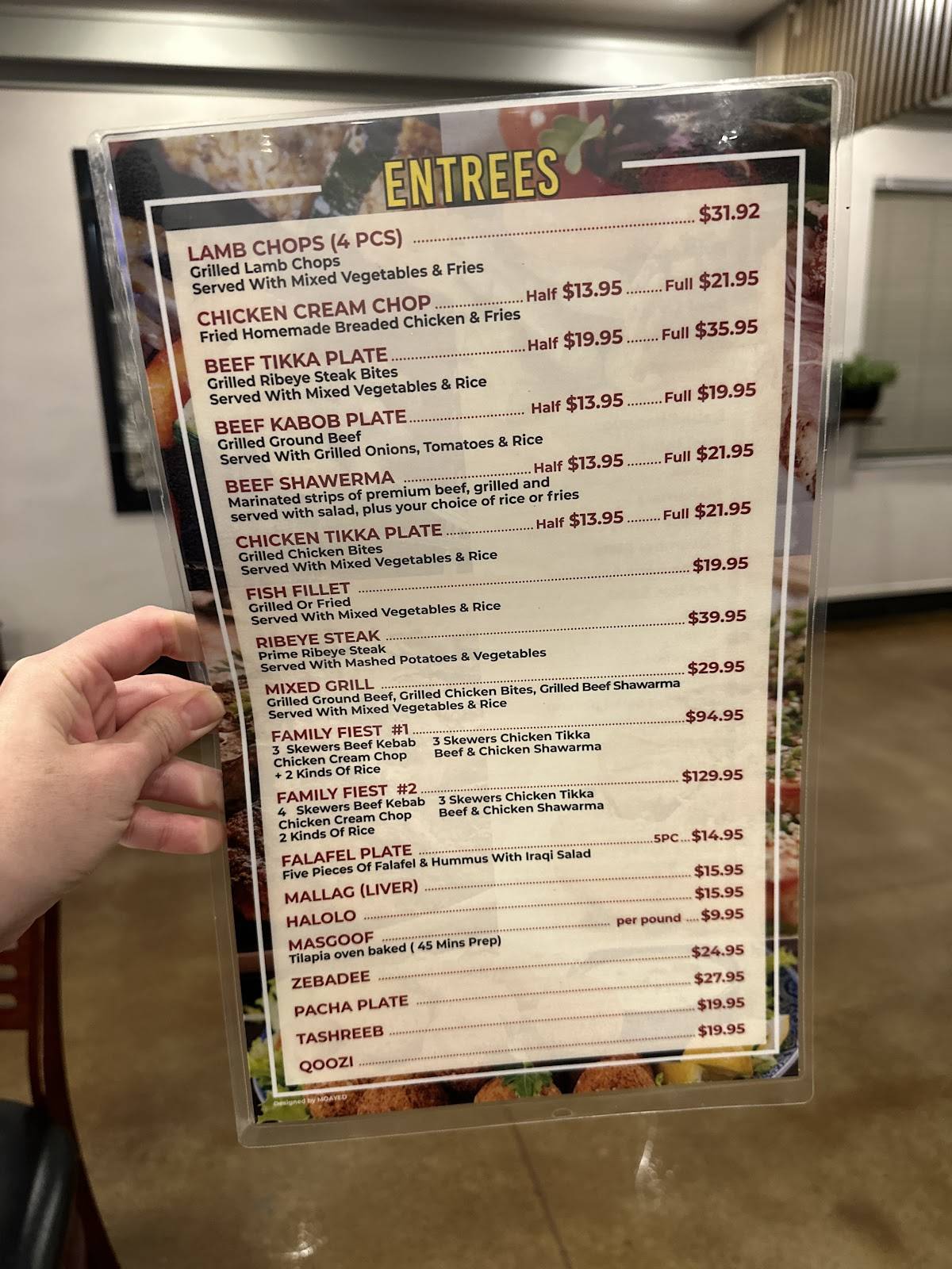 Menu at Flame Bar & Grill, El Cajon