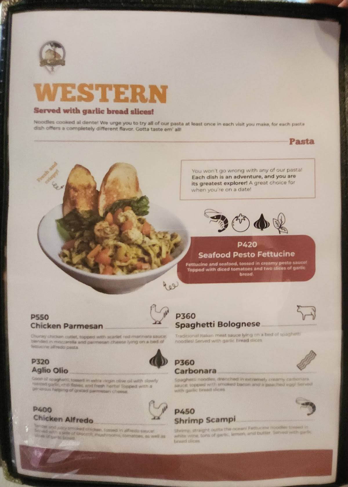 Menu at El Filo's Restaurant, Bar & Karaoke hub, Subic Bay Freeport Zone