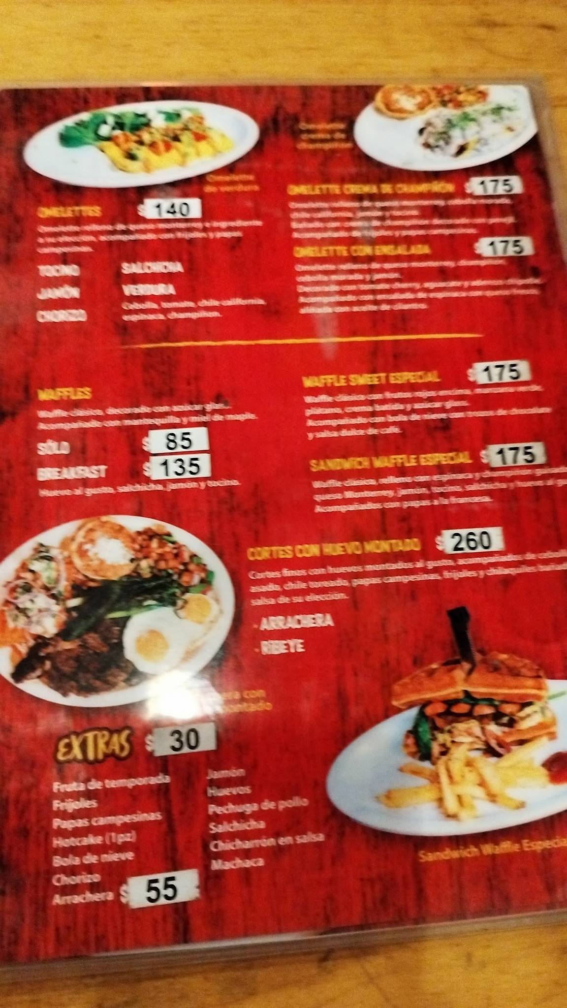 Carta del restaurante El Pirul Asadero, Mexicali