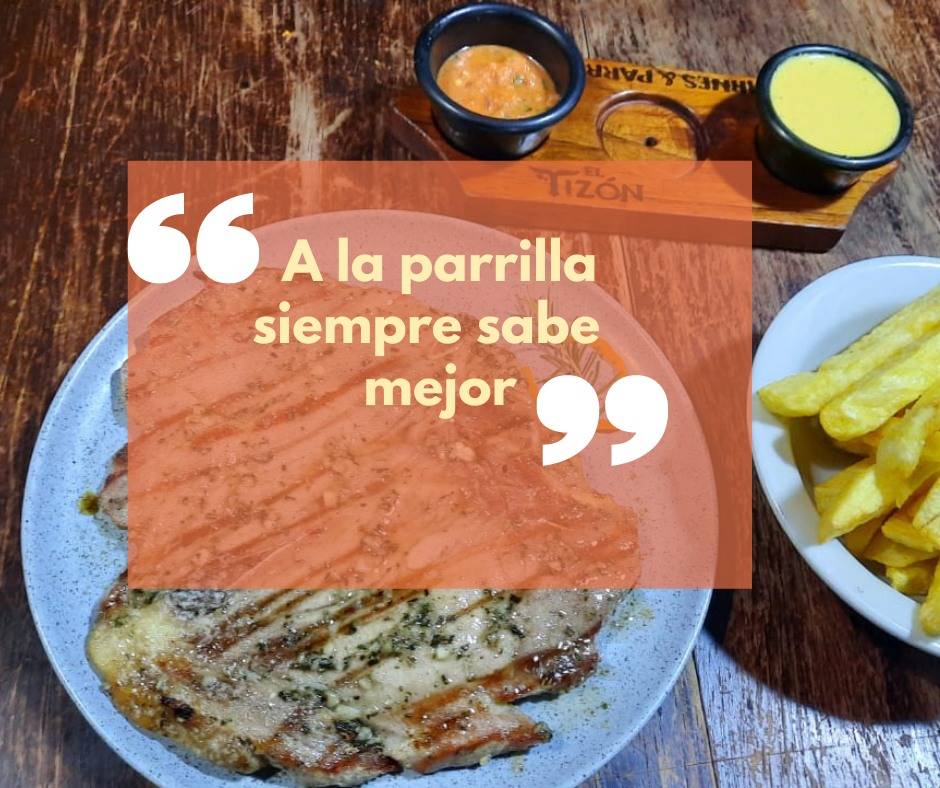 Carta del restaurante El Tizón - Huanta, Peru