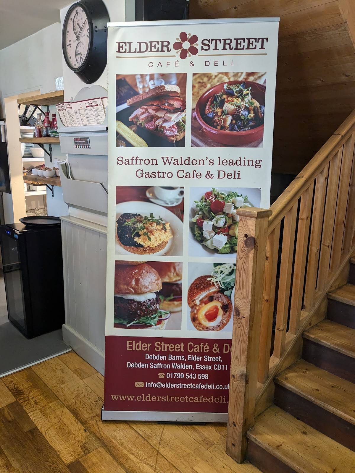Menu at Elder Street Cafe & Deli, Saffron Walden, Water Ln