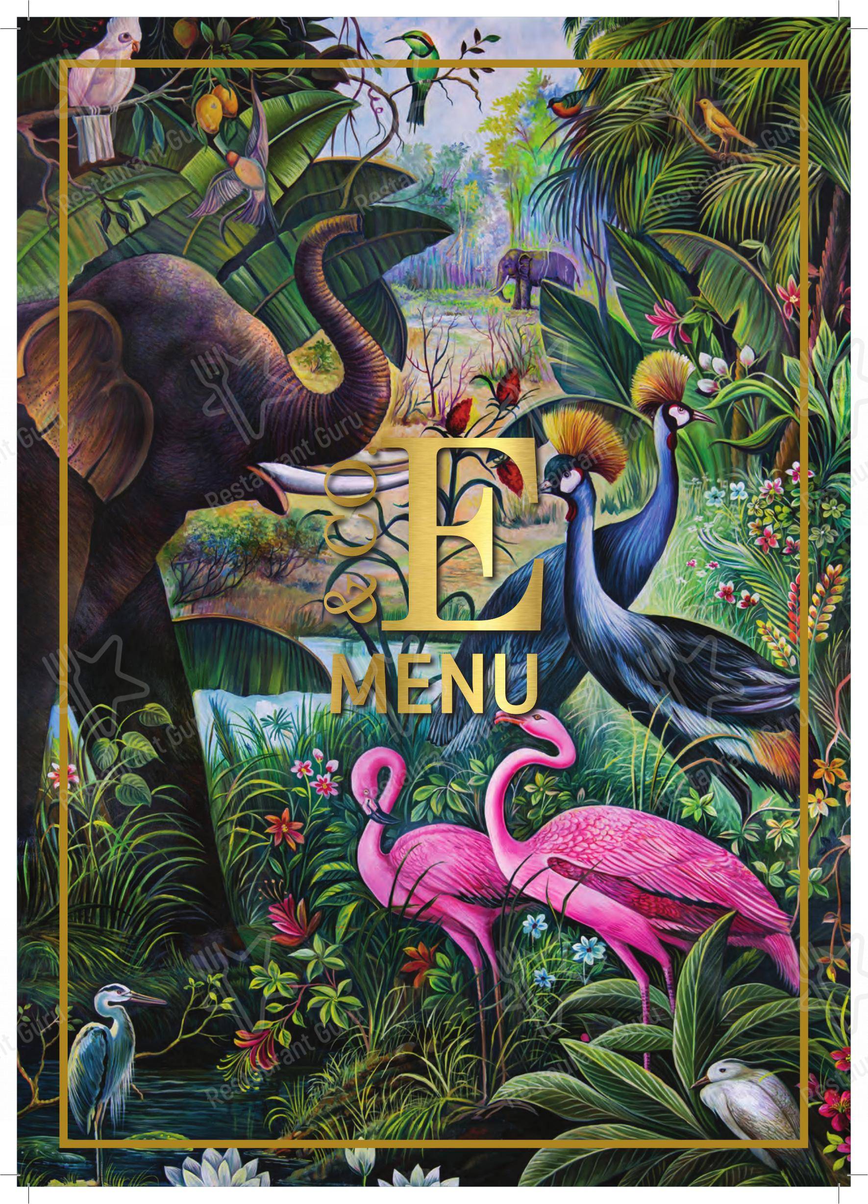 Menu at Elephant & Co Athlone restaurant, Pietermaritzburg, Athlone Circle