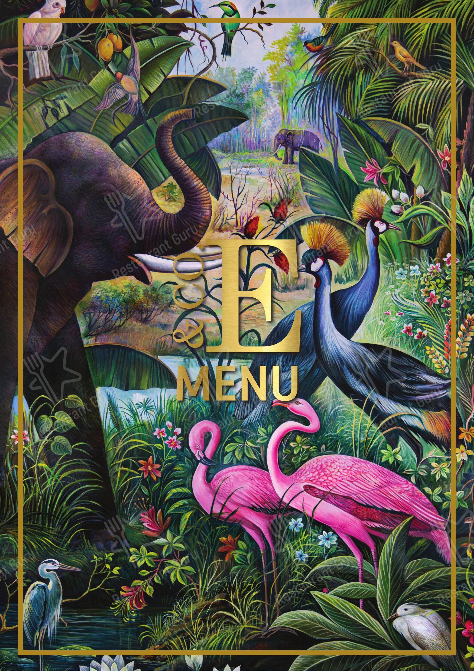 Menu at Elephant & Co Athlone restaurant, Pietermaritzburg, Athlone Circle