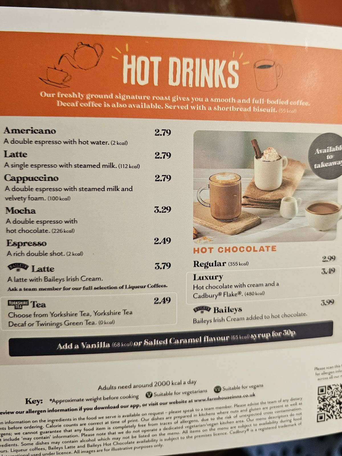 Menu at Elginhaugh Farm - Dining & Carvery pub & bar, Edinburgh