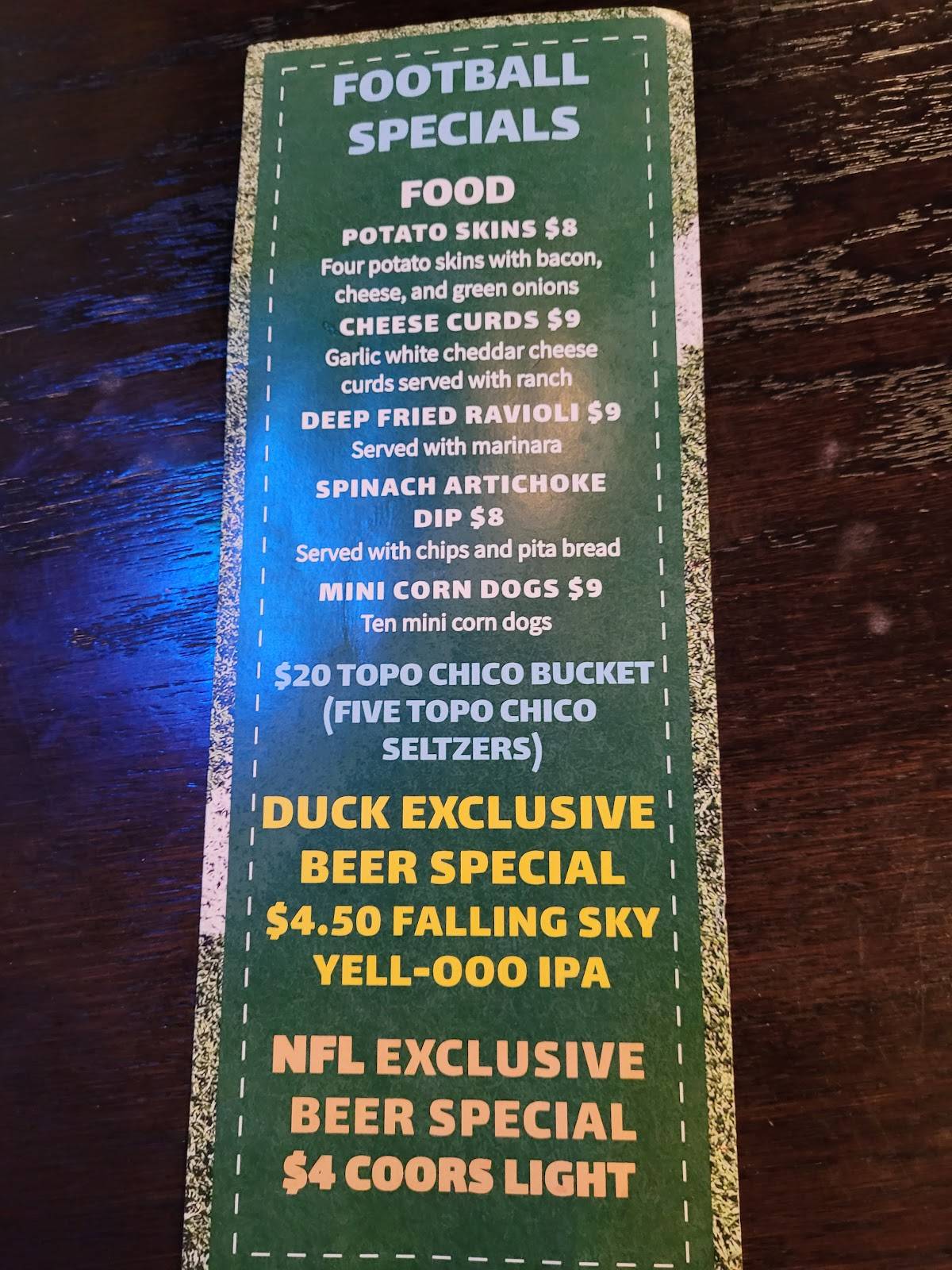 Menu at Chambers Grill and Taphouse pub & bar, Eugene