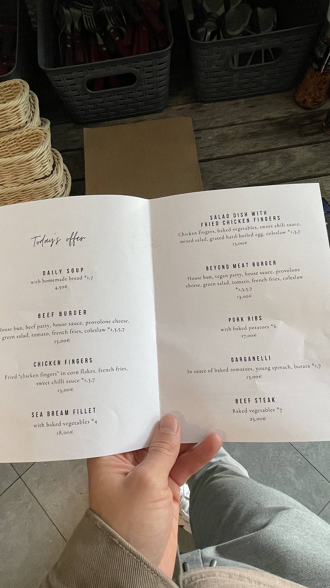 Menu at FIGO GOURMET Kranjska Gora restaurant, Kranjska Gora
