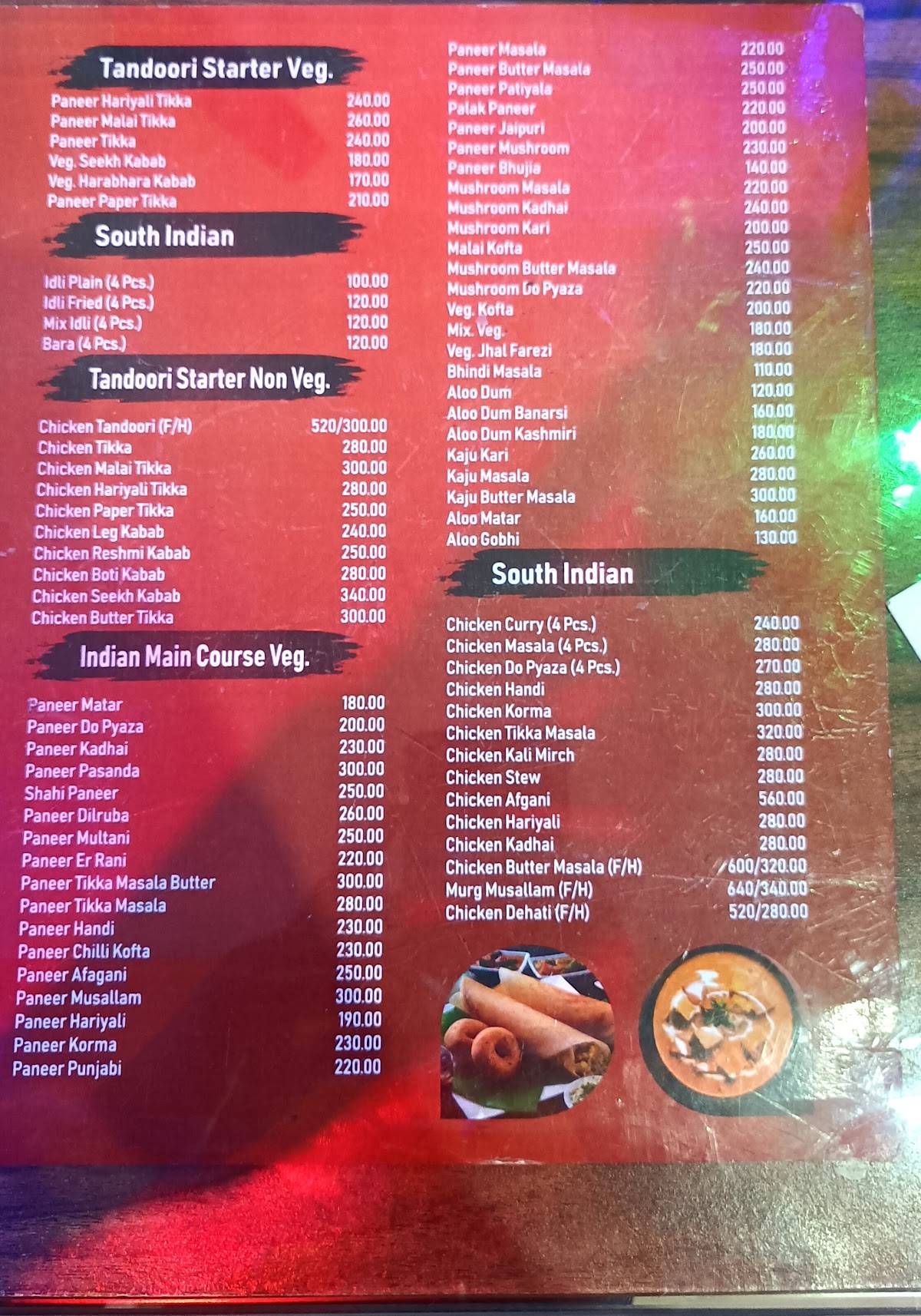 Menu at FOOD MAHAL RESTAURANT AND BANQUET HALL (With Residential ...