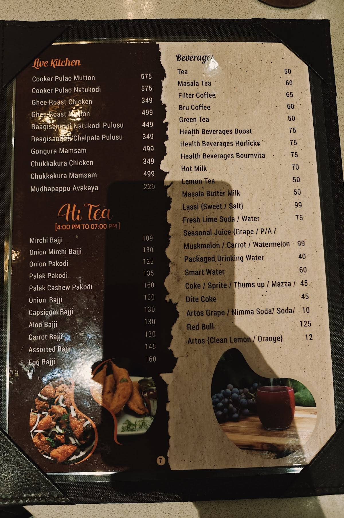 Menu at FOOD PYRAMID NH 16, Rajahmundry