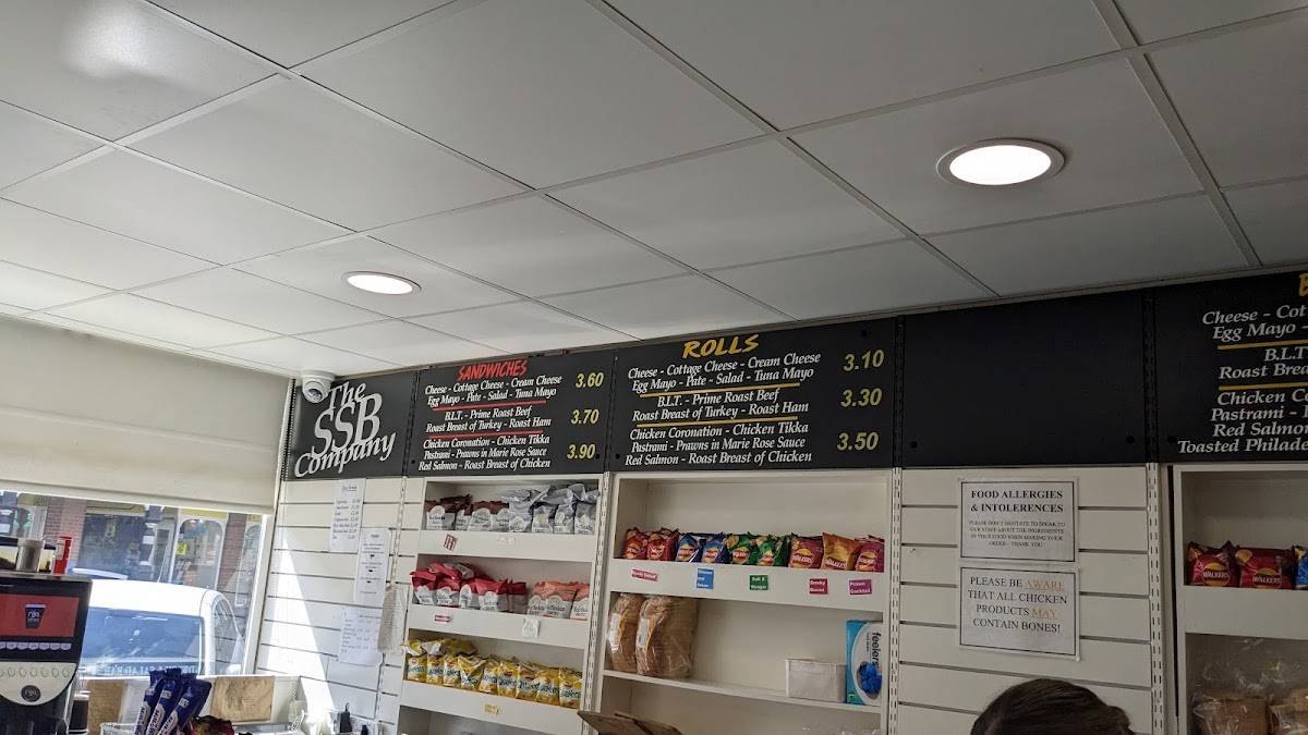 Menu at Sandwich & Salad Bar, Newtown