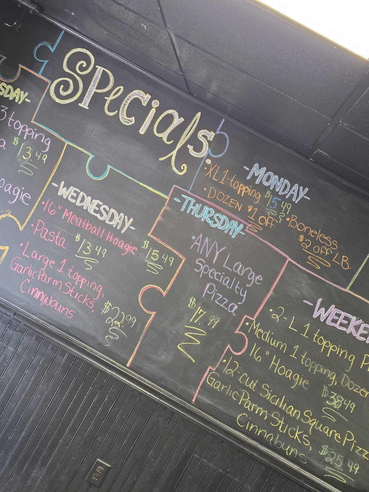 Menu at Fat Angelo’s Pizzeria Uniontown, Uniontown