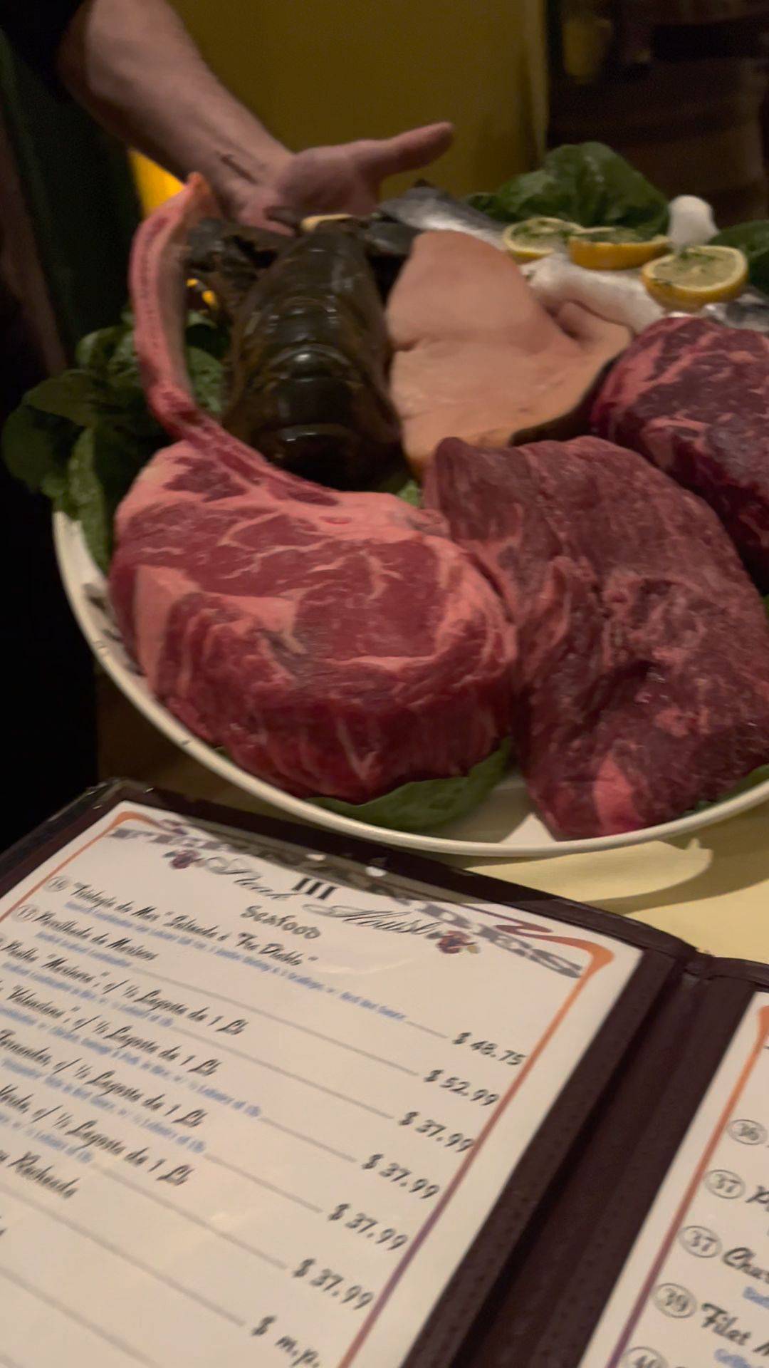 Menu at Fernandes Steakhouse 3, Sayreville