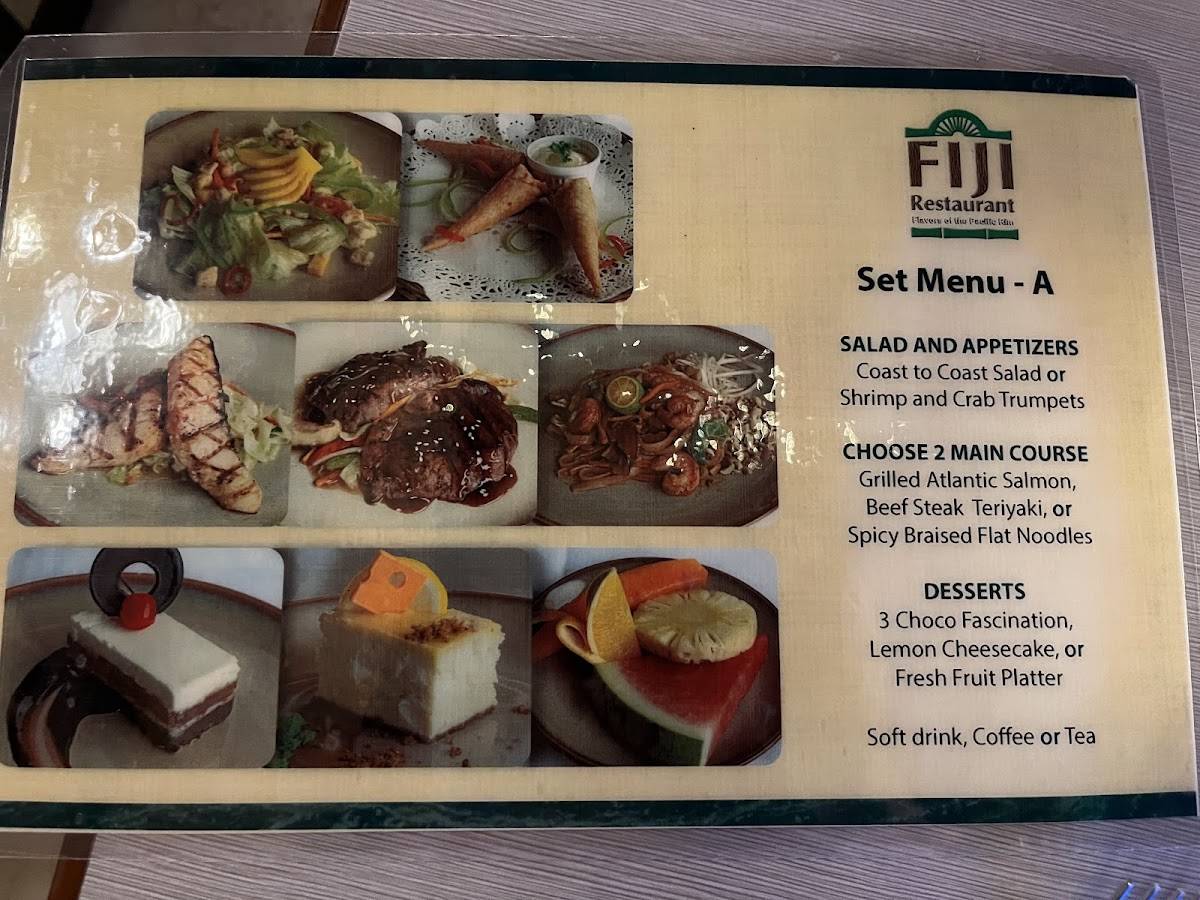 Carta de Fiji Restaurant, Lapulapu, Plantation Bay Resort & Spa Mactan