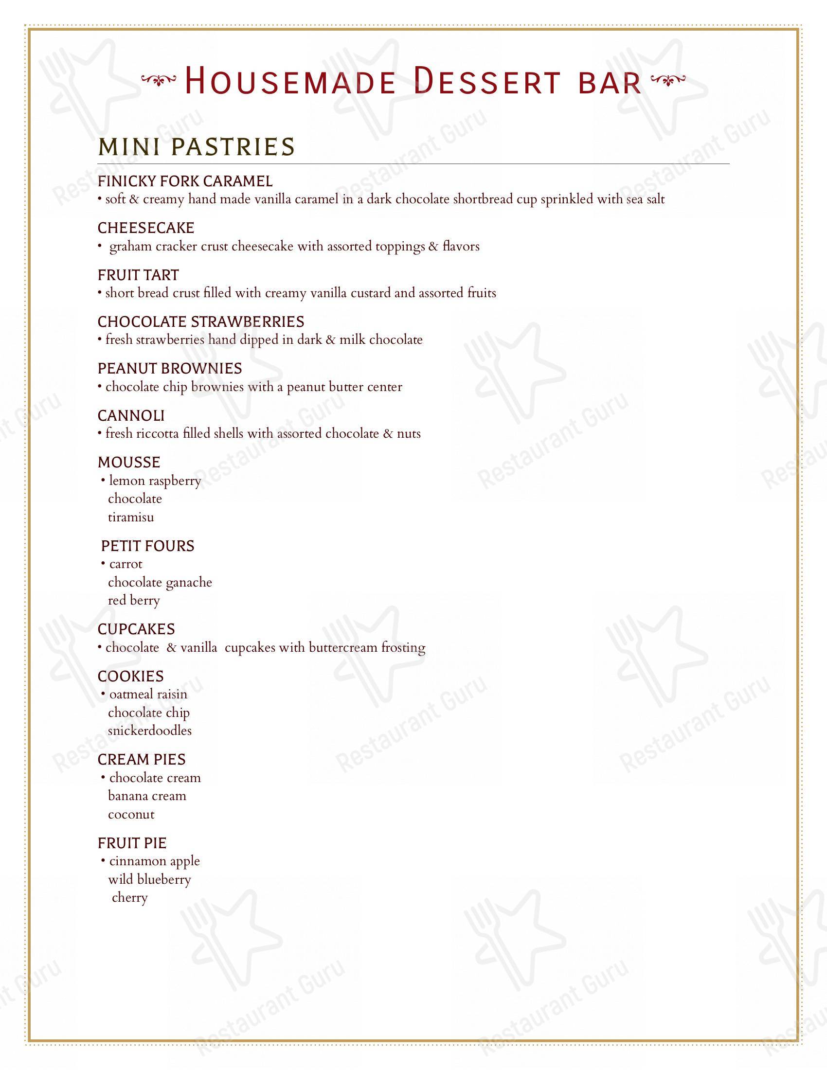 Menu at Finicky Fork Cafe Fitchburg MA, Fitchburg
