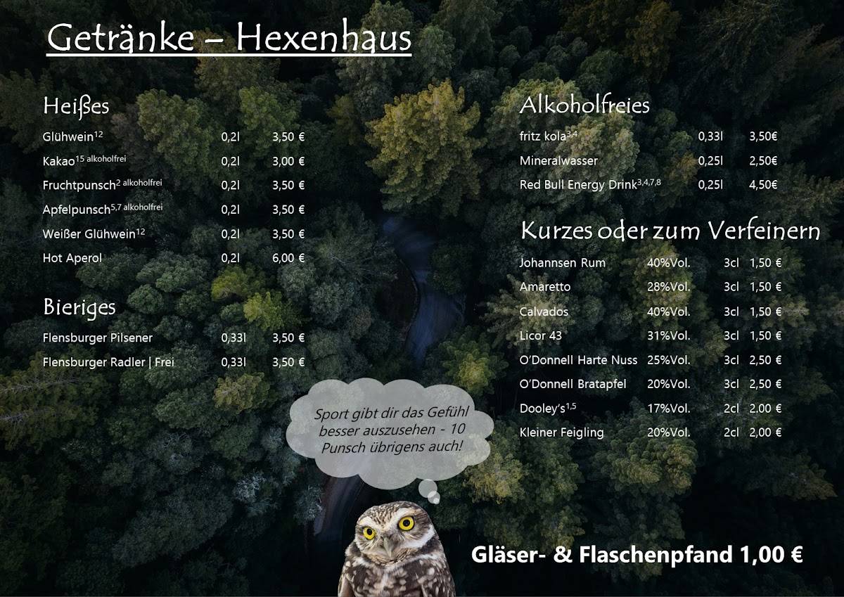 Speisekarte von Flensburger PUNSCHWALD cafe, Flensburg