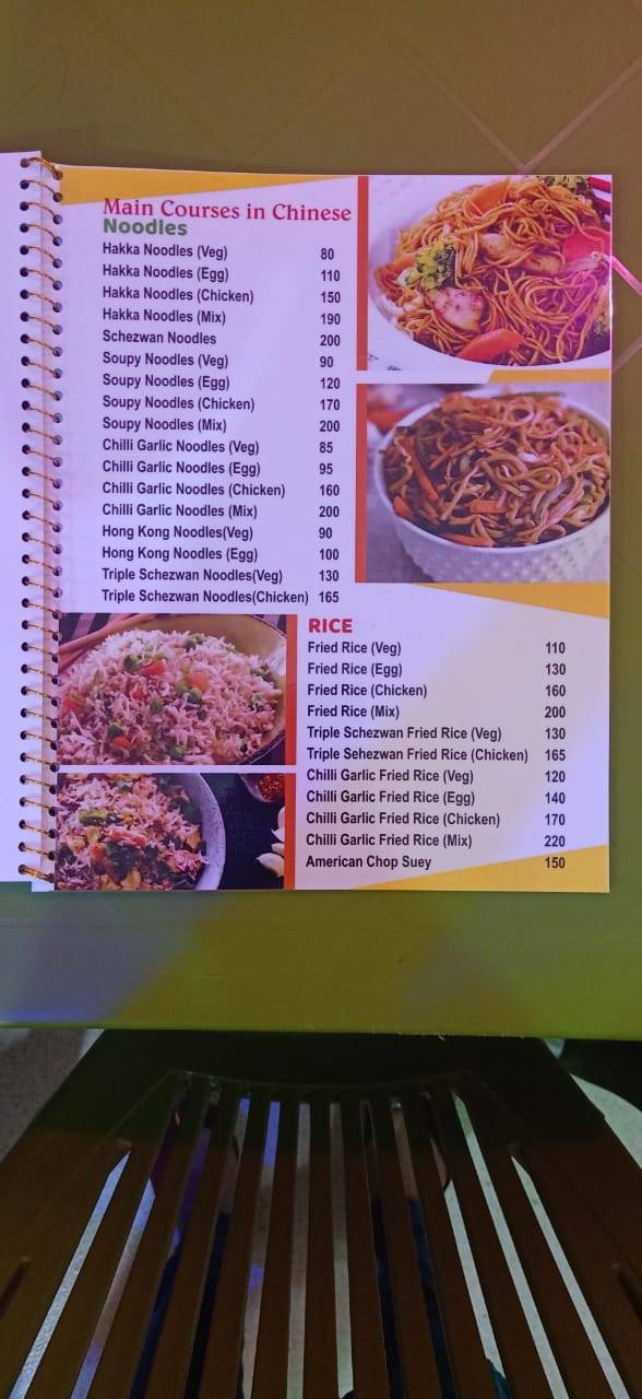 Menu at Food Cottage, Kolkata
