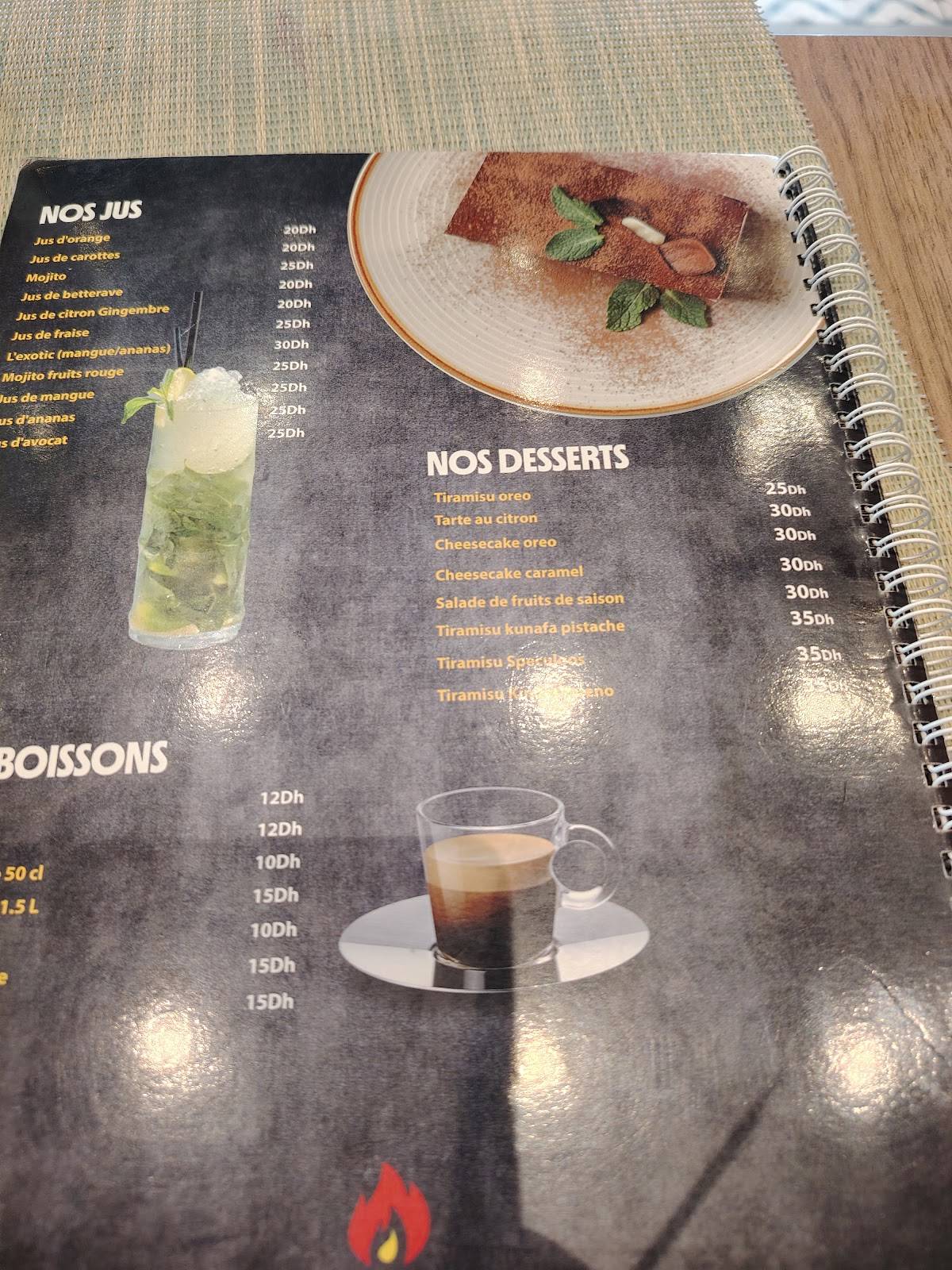 Menu au Foodoir Gusto restaurant, Casablanca