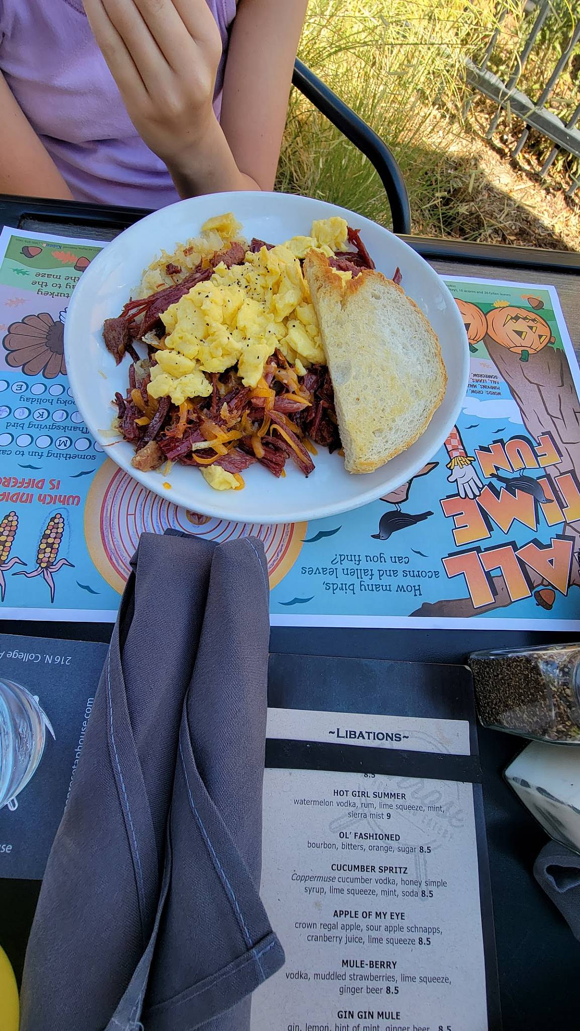 Menu at Penrose Taphouse & Eatery restaurant, Fort Collins