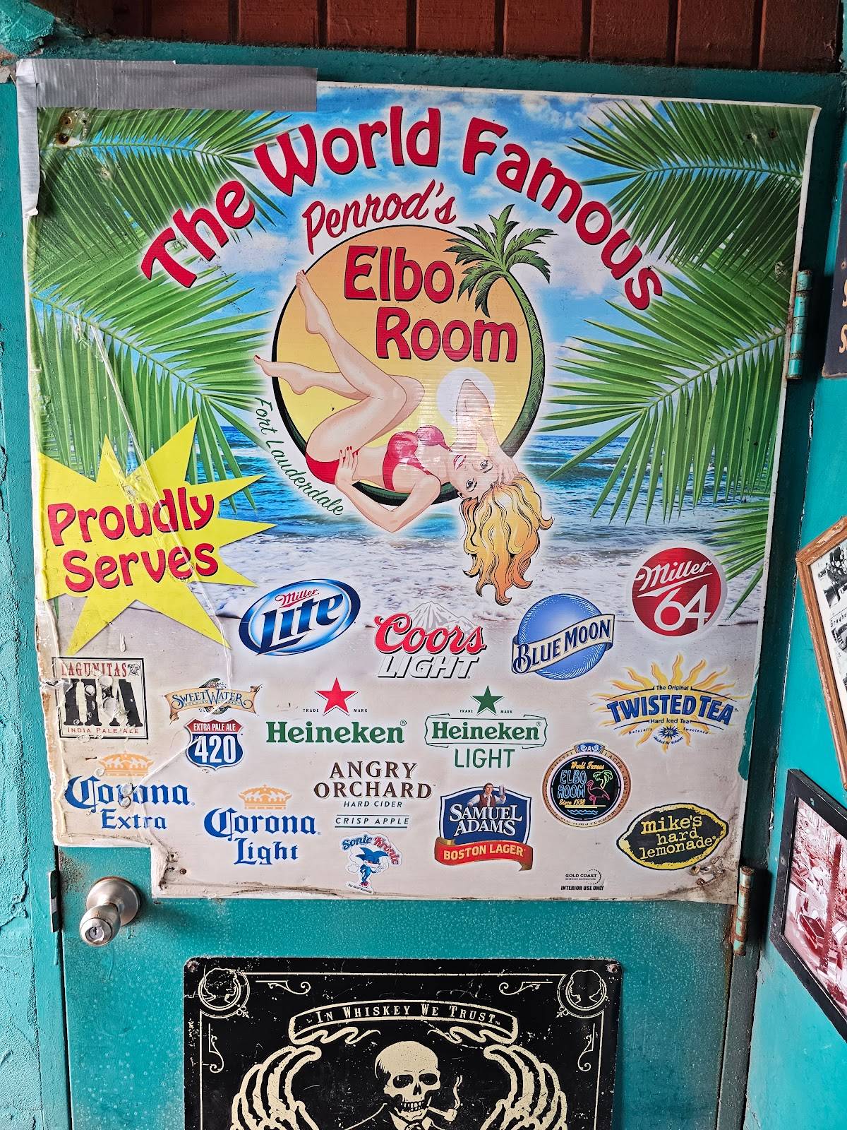 Menu at Elbo Room pub & bar, Fort Lauderdale