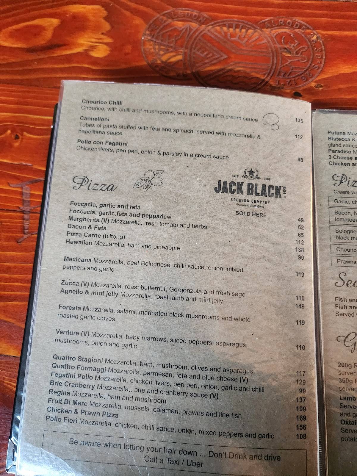 Menu at Franki Bananaz Hayfields inc. Scoozi's Pizza restaurant ...