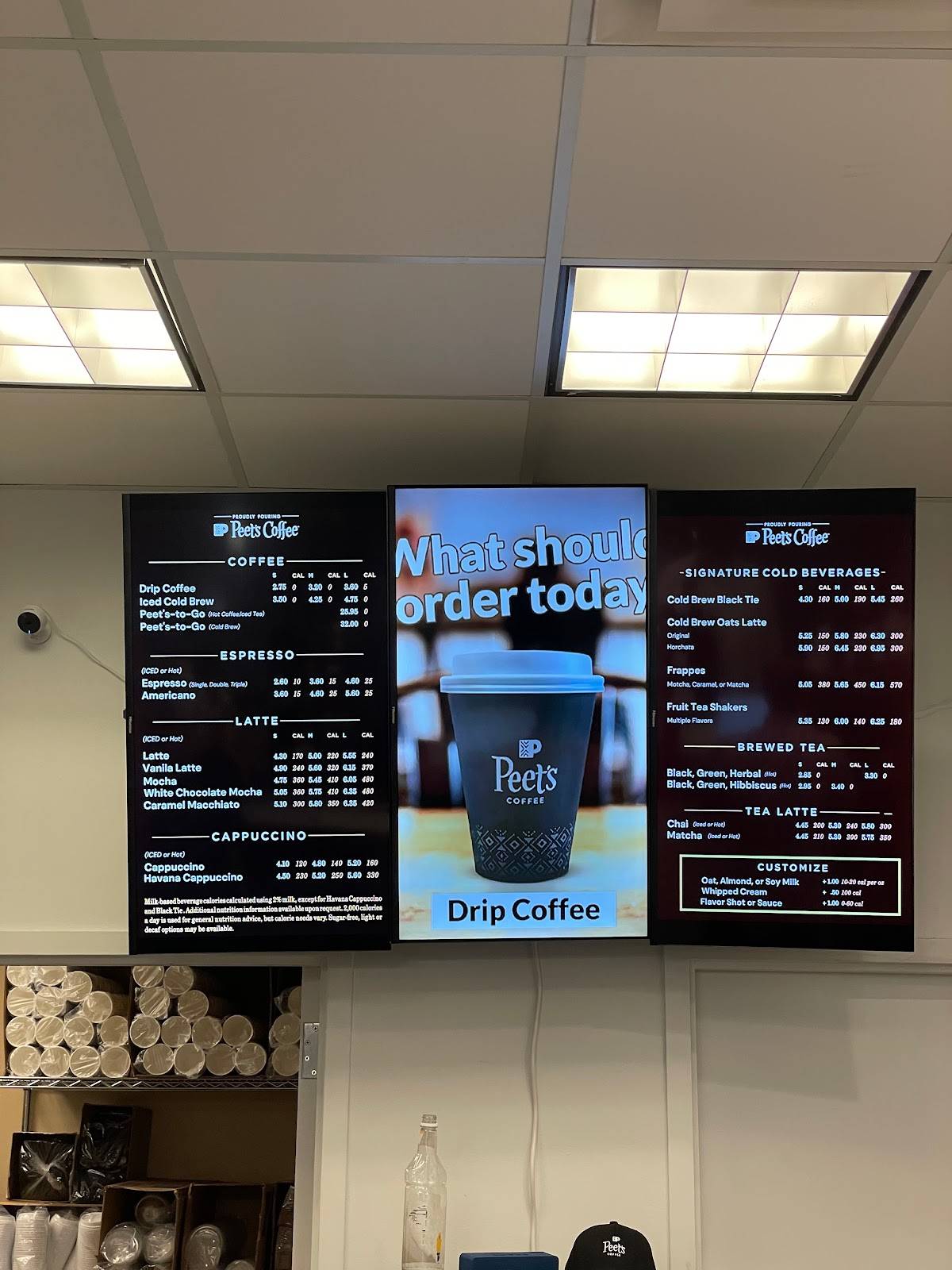 Menu at Fresh Brew Cafe, Round Rock