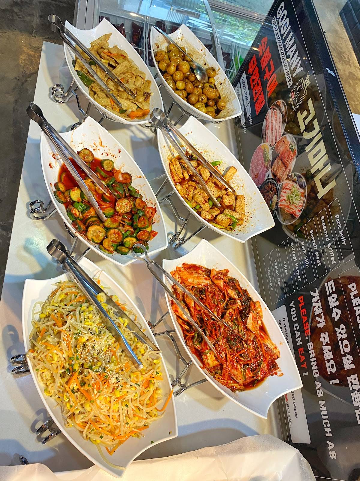 Menu at GOGI MANY BUFFET & KOREAN BBQ & UNLIMITED, Makati