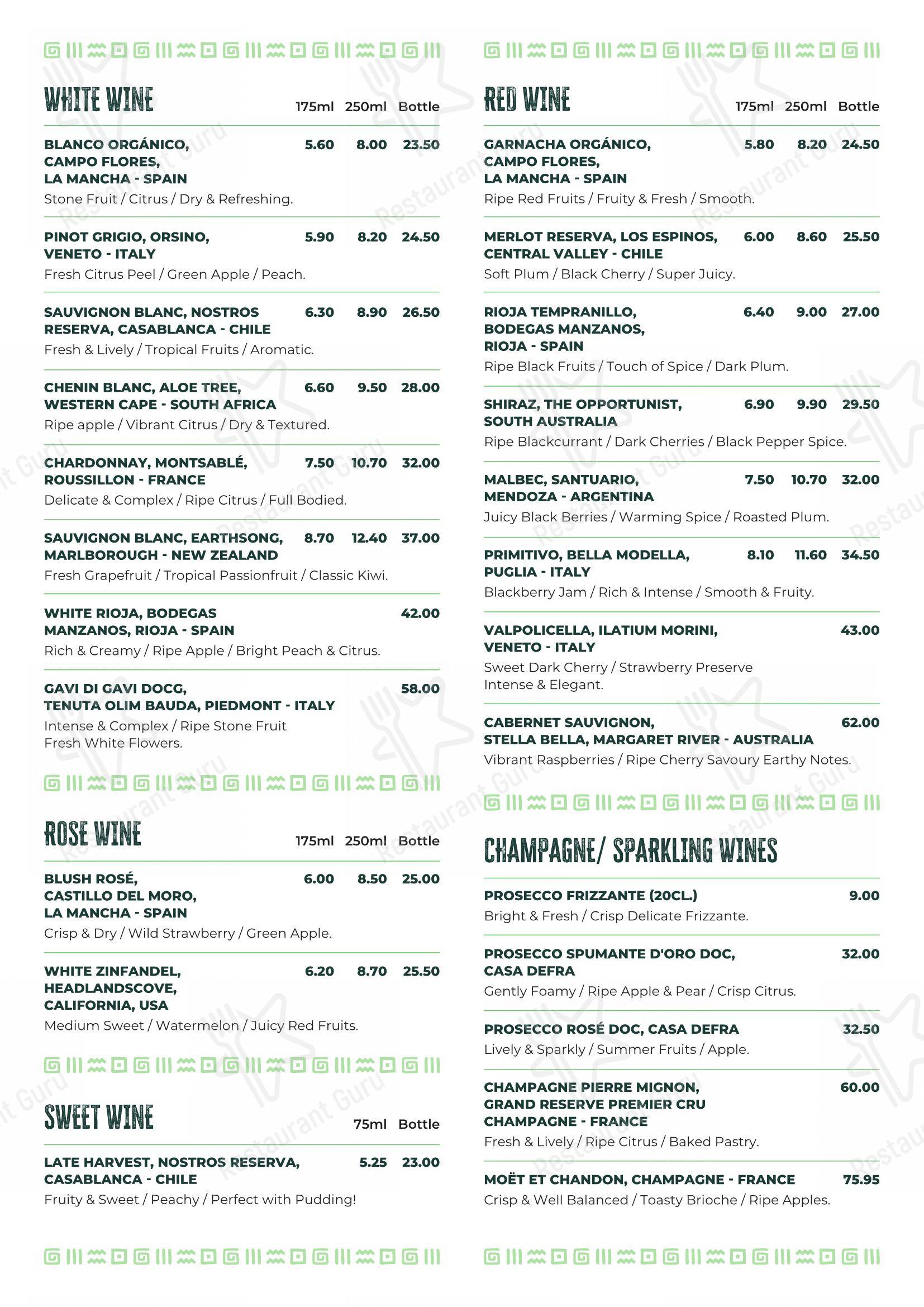 Menu at Gidi Grill, Dundee BBQ, Dundee