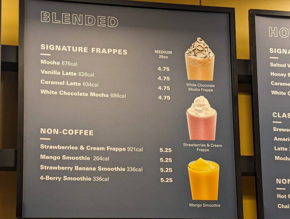 Menu at Ginna's Café @ SCHEELS restaurant, The Colony