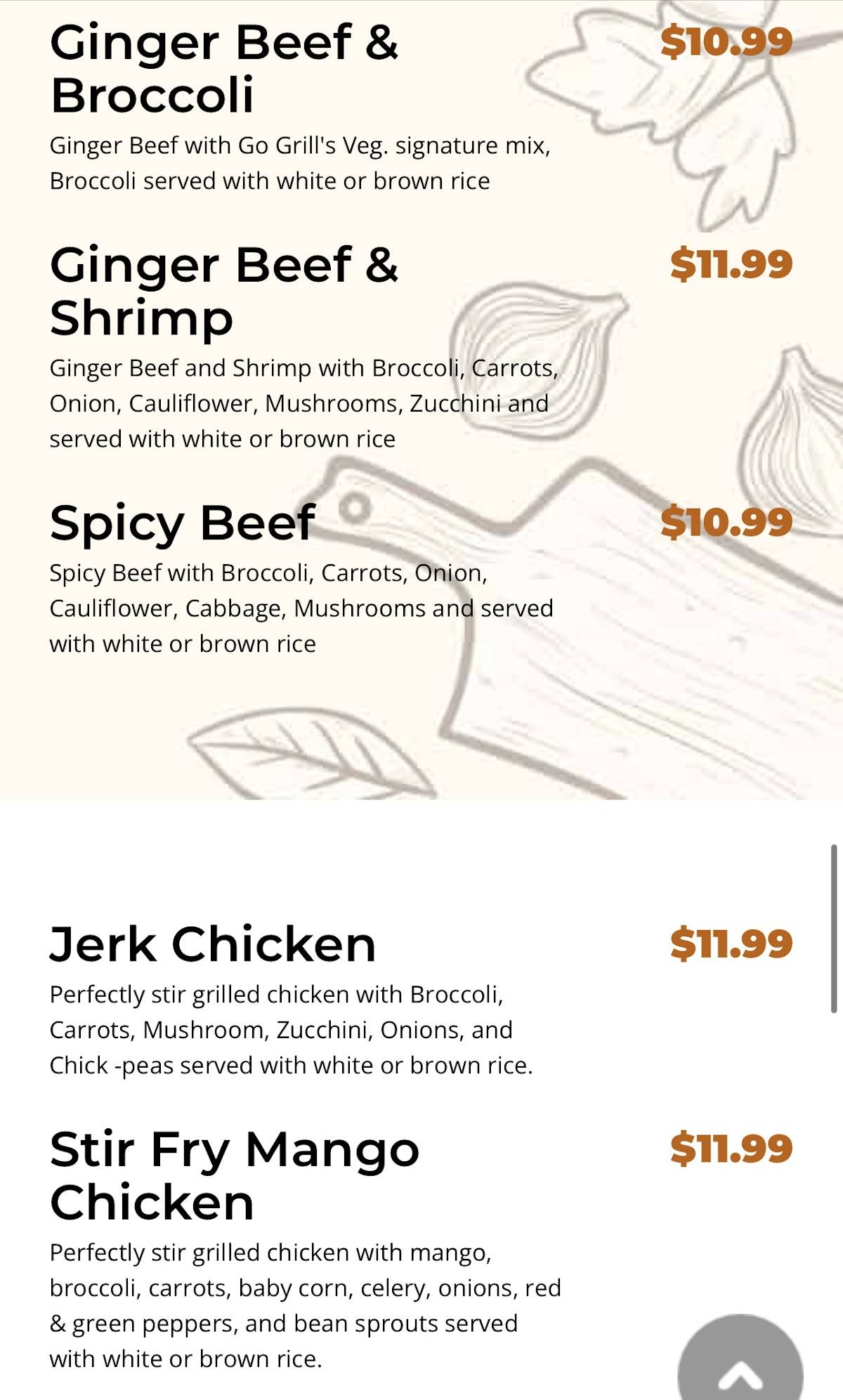 Carta del restaurante GoGrill - Transcona, Winnipeg