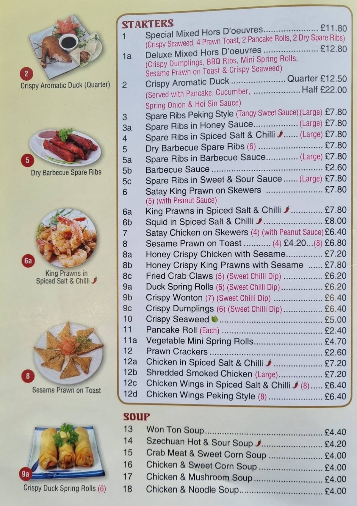 Menu at Gold Lion fast food, Hockley, 131 Ferry Rd