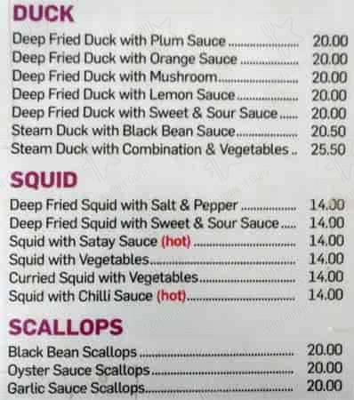 Menu at Golden Horse Chinese Restaurant, Caboolture, 92 Morayfield Rd