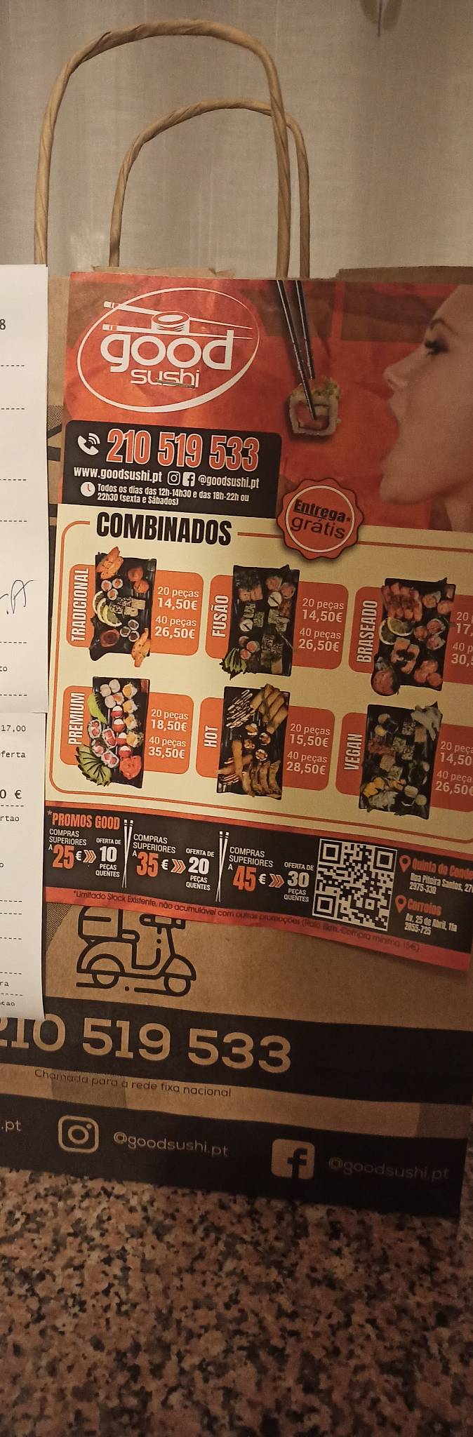Menu em Good Sushi - Corroios restaurante, Corroios