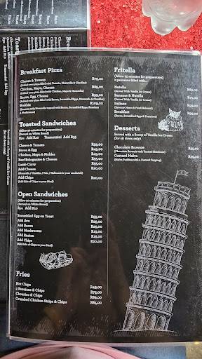 Menu at Gotcha Cafe Pizzeria, Randburg