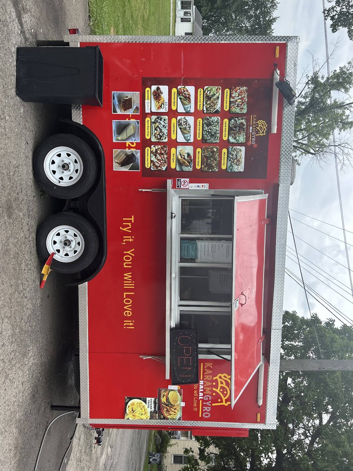 Menu at Gyro bros restaurant, Marion