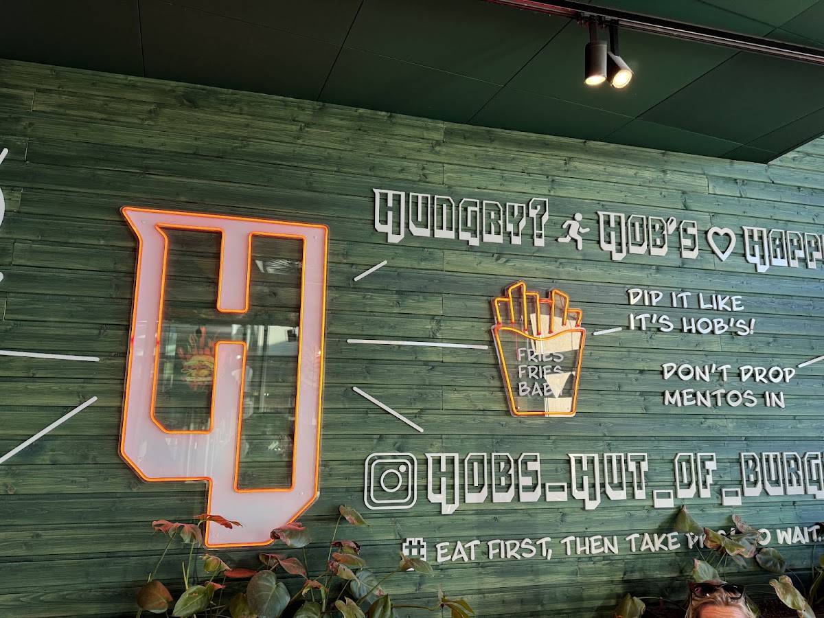 Speisekarte von HOB's Hut of Burger restaurant, Hamburg