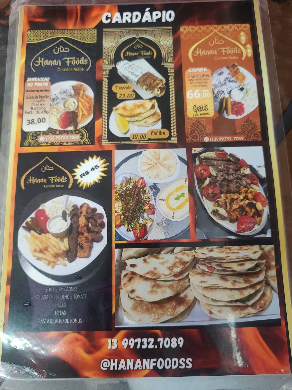 Menu em Hanan Foods Culinária Árabe restaurante, São Bernardo do Campo