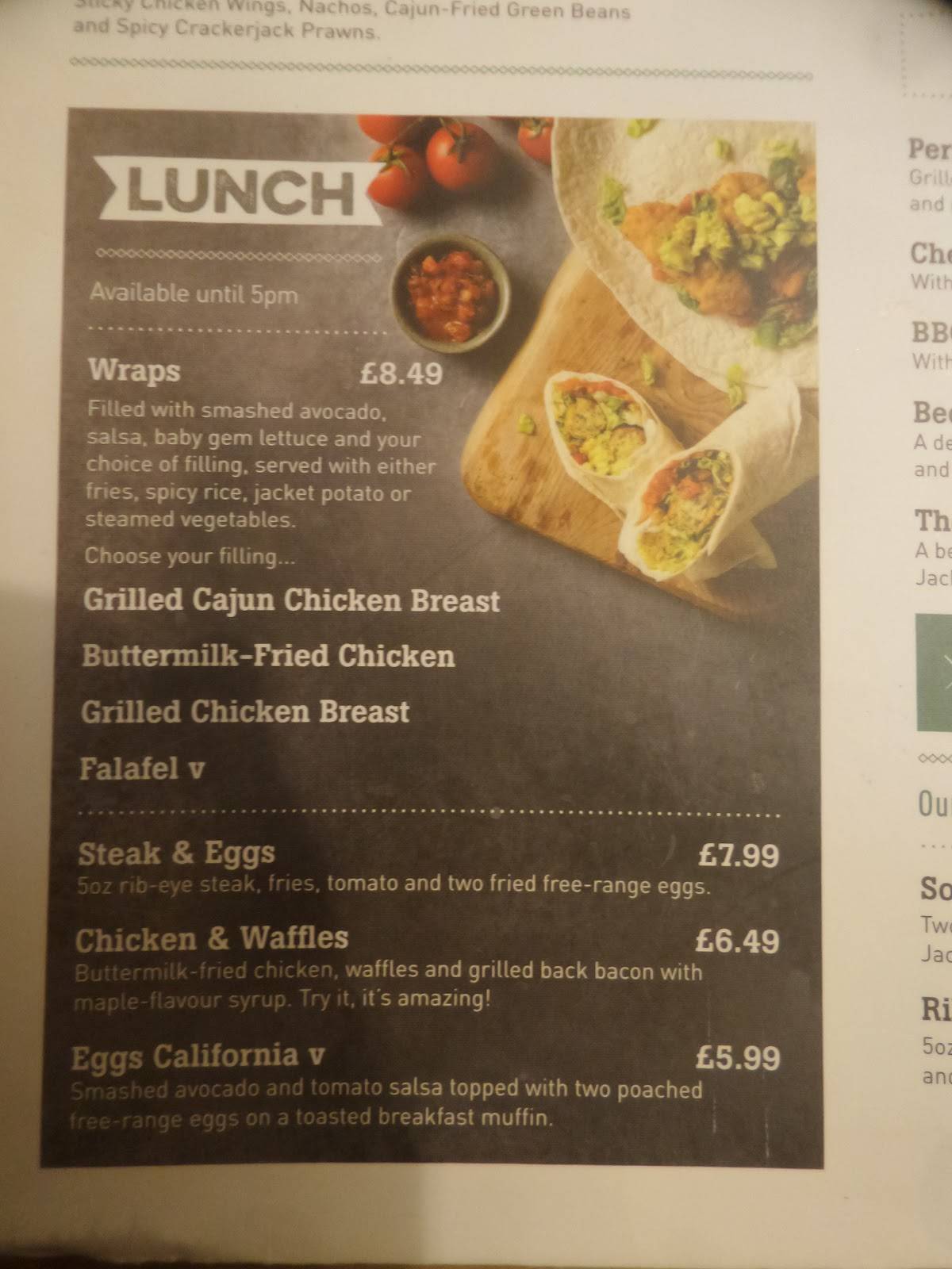 Menu at Harvester Kingswood pub & bar, Hull, Kingswood Retail Park