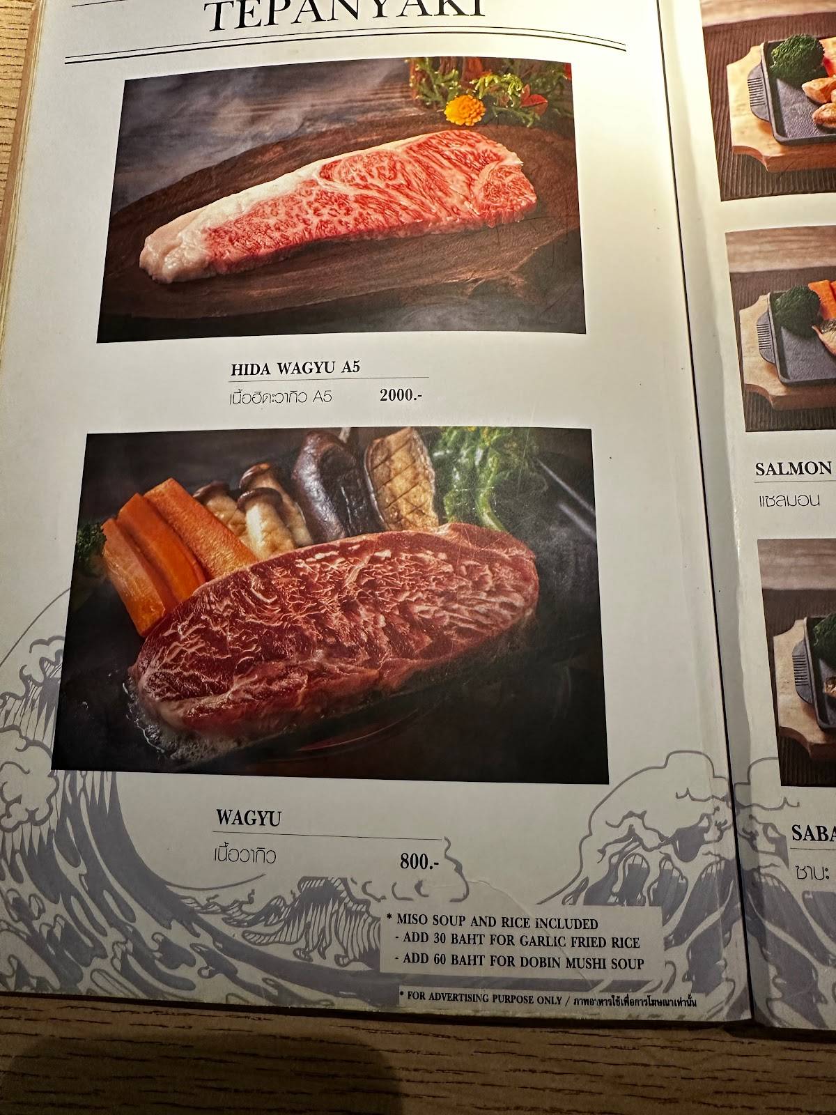 Menu at Hashi Japanese Restaurant Suratthani, Surat Thani