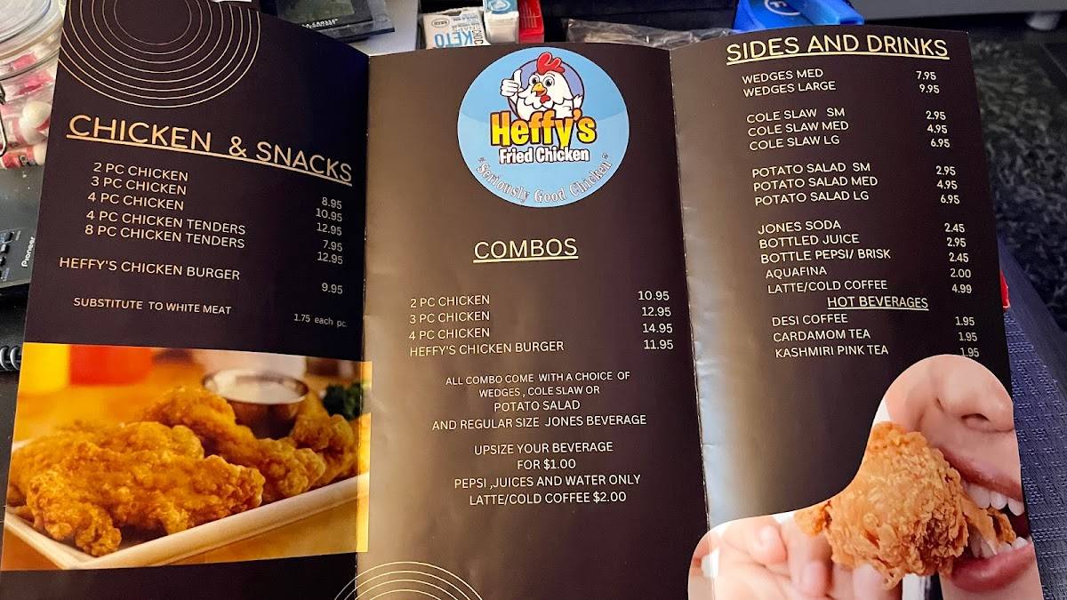 Menu at Heffy's Fried Chicken fast food, Toronto, 38 Forest Manor Rd ...
