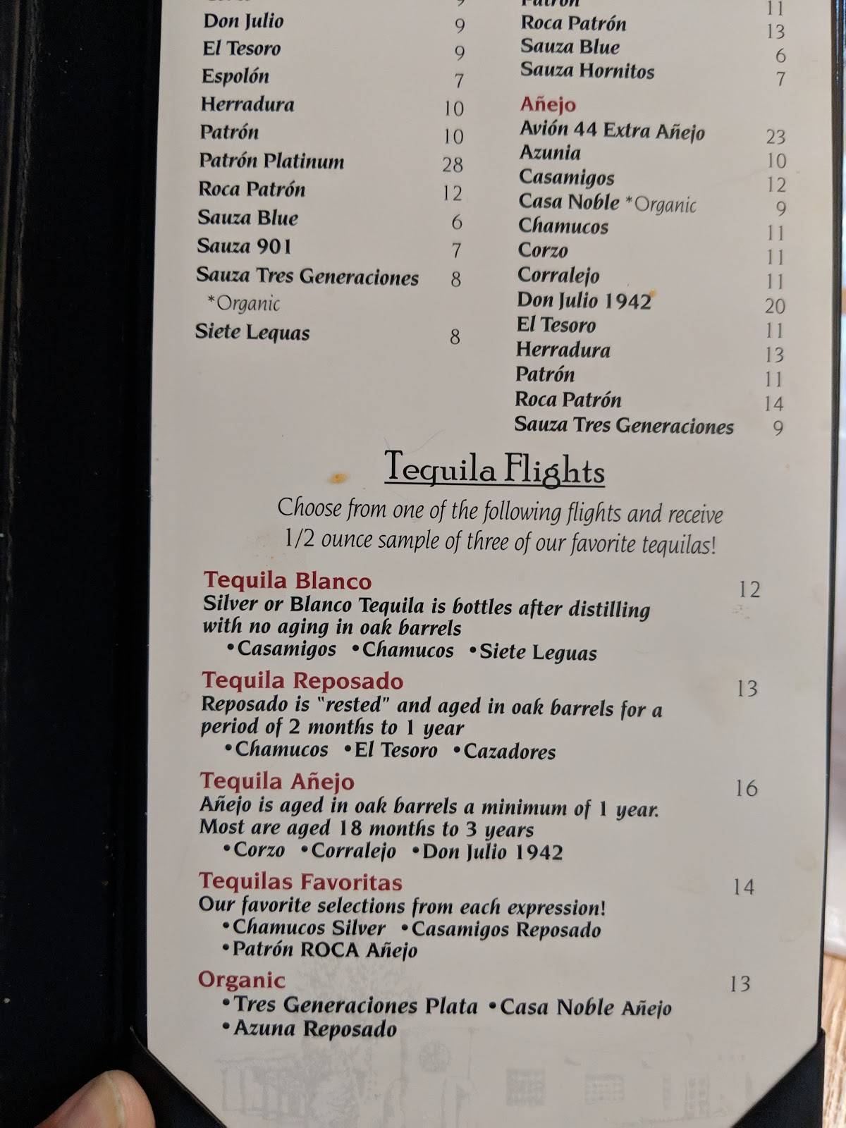 Menu at High Noon Restaurant & Saloon, Albuquerque