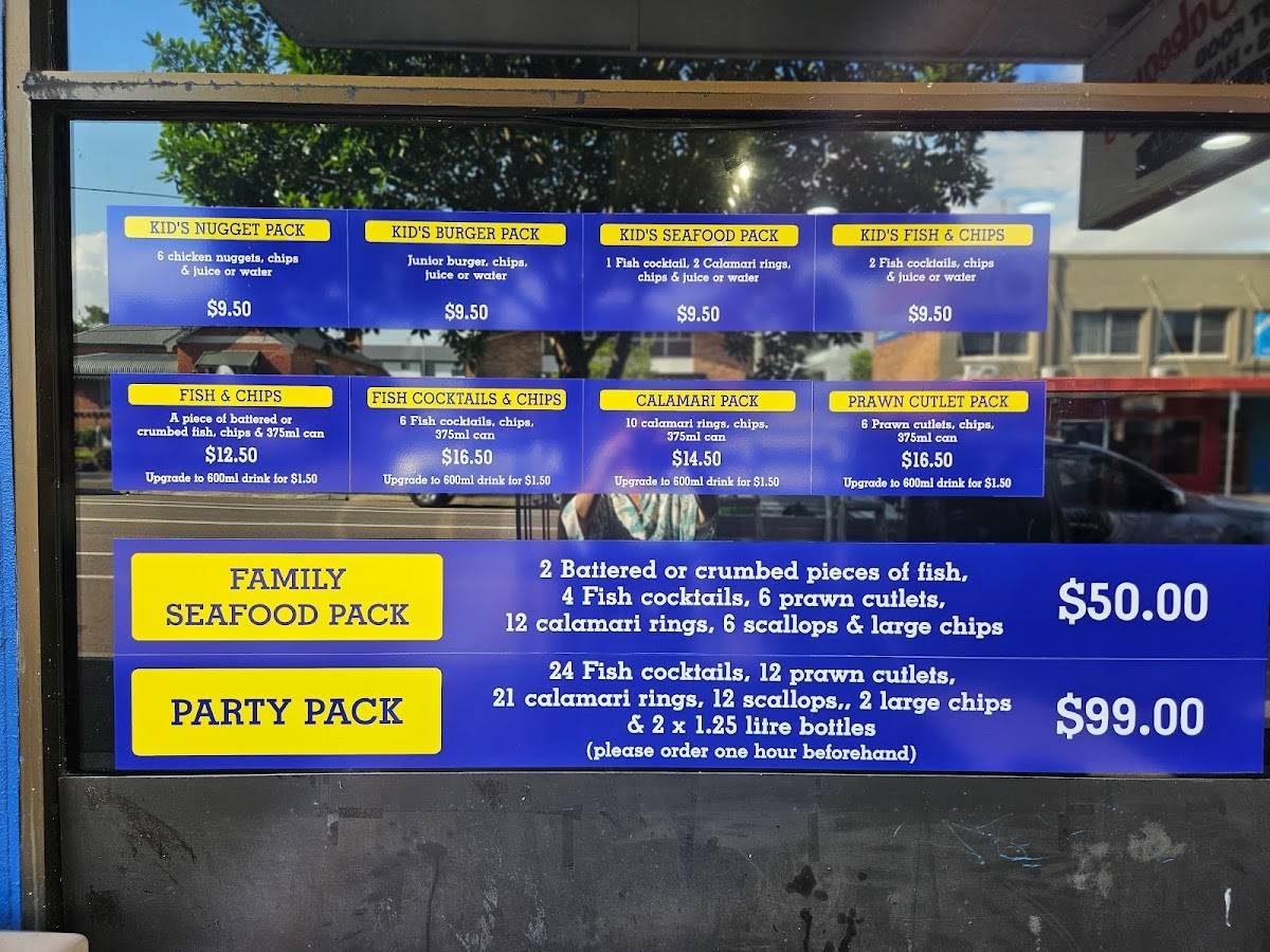 Menu at High Street Takeaway restaurant, East Maitland