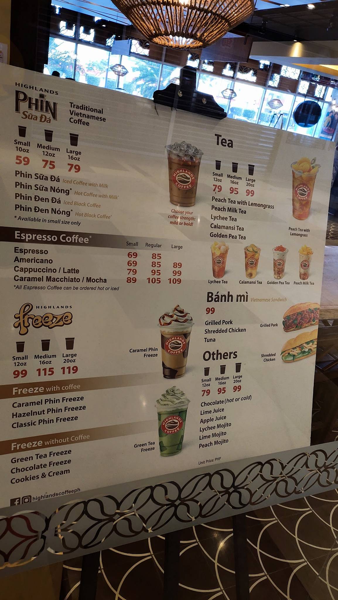 Menu at Highlands Coffee Double Dragon Plaza cafe, Pasay, GXPR+HGV