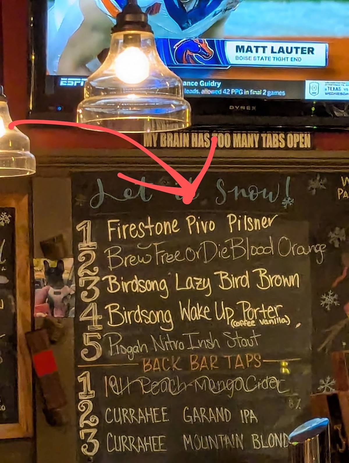 Menu at The Ugly Dog Public House- Highlands, Highlands
