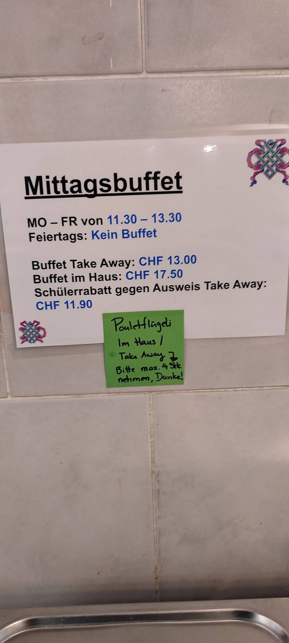 Speisekarte von Himalaya Take Away, Olten, Martin Disteli-Strasse 3