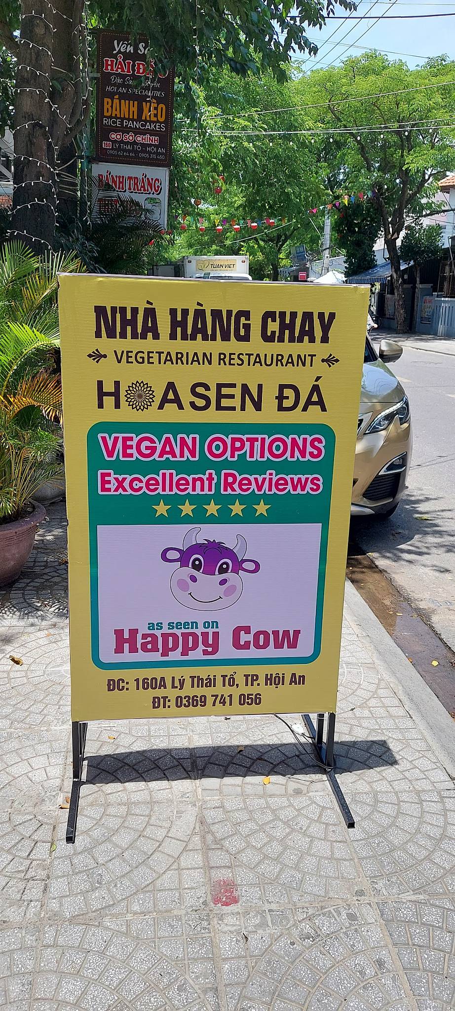 Menu at Hoa Sen Da restaurant, Hoi An